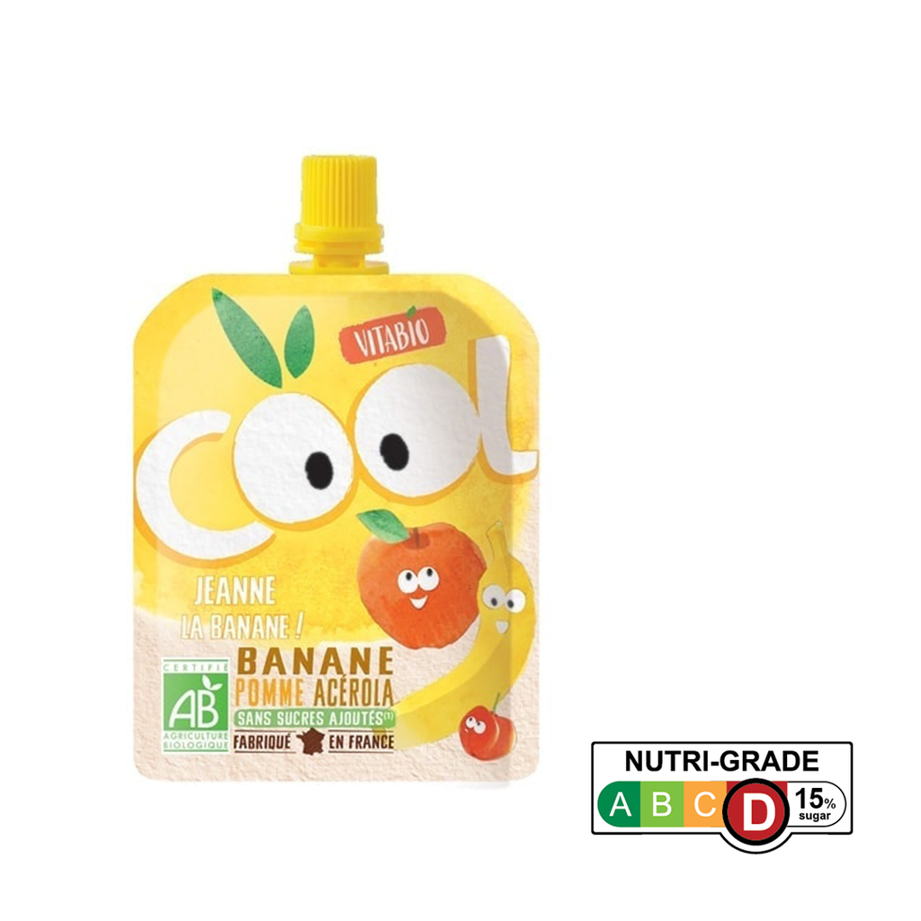Vitabio Cool Fruits Apple Banana Organic Smoothie 90 G NaturesWisdom vitabio-cool-fruits-apple-banana-organic-smoothie-90-g-natureswisdom
